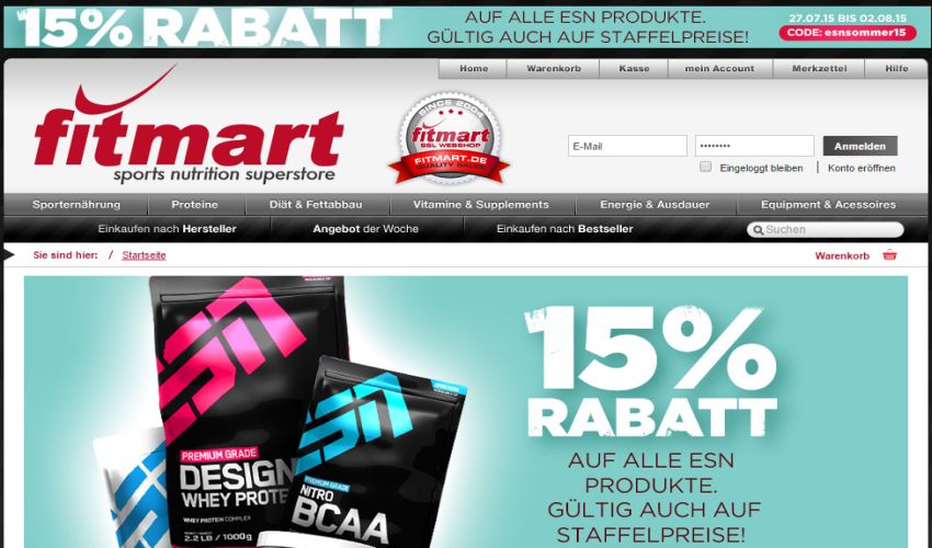 FITMART Gutschein März 2025 ᐅ 3,90€ + 18,99€ + 4 weitere